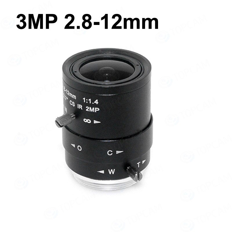 3.0 Megapixel Fixed Iris CCTV Lens M12 HD 2.8-12mm... – Grandado