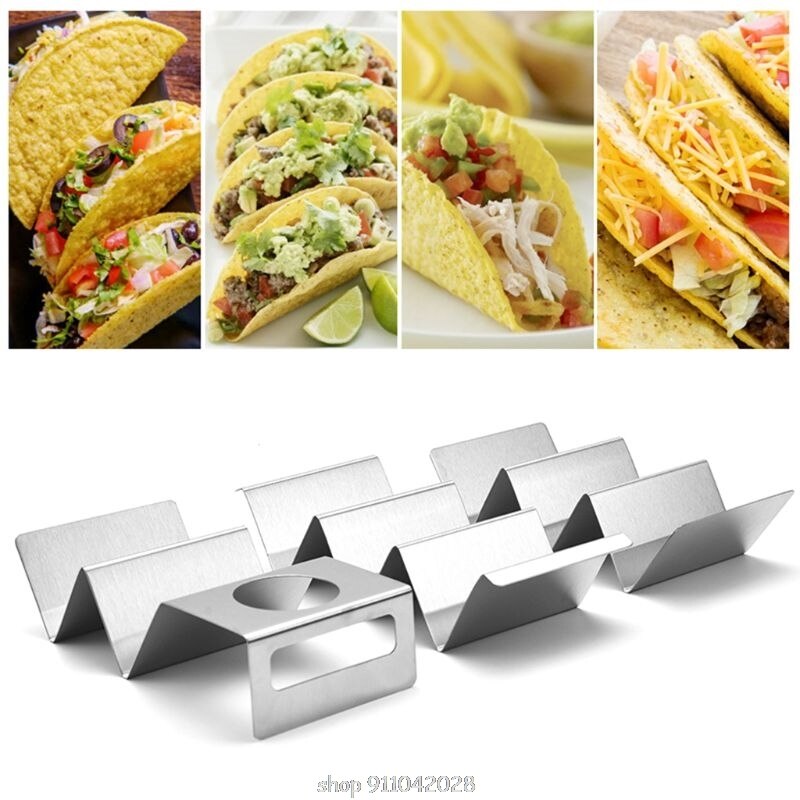 Taco Holder Stands Stainless Steel with Easy-Acces... – Grandado