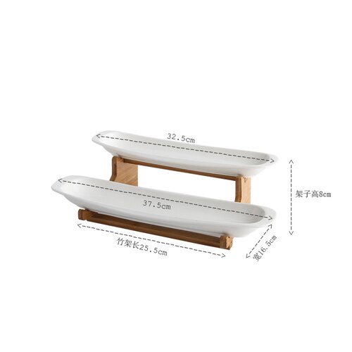 Modern ceramic display tasting tray restaurant com... – Grandado