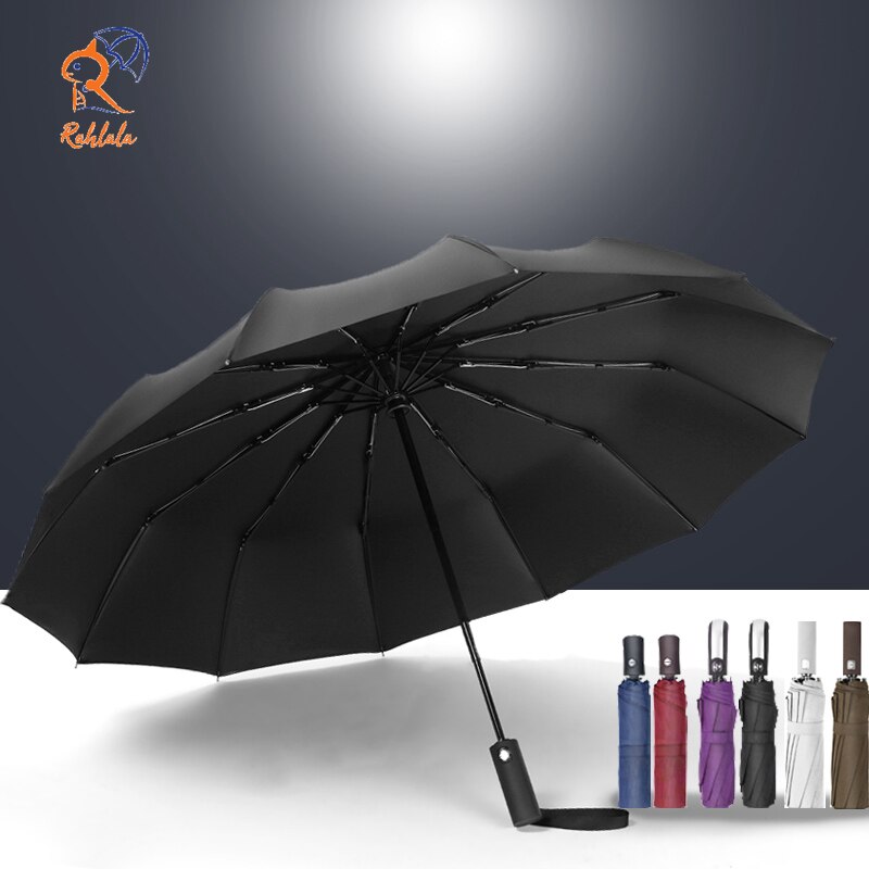 Rahlala Windproof Automatic Umbrella Rain 3 Flodin... – Vicedeal