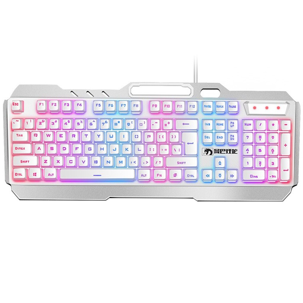 1 Set Gaming Mechanical Wired 16 RGB Backlight Erg... – Vicedeal