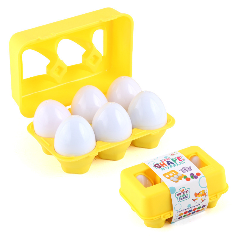 Matching Eggs Easter Toy Montessori Colors Shapes ... – Grandado