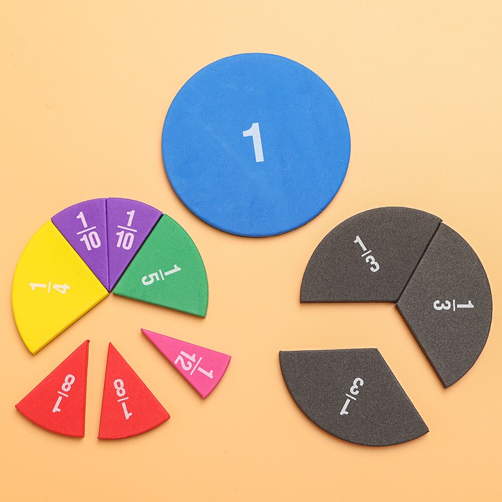 9 Sheets (Total 51 Pcs) Magnetic EVA Circular Numb... – Grandado