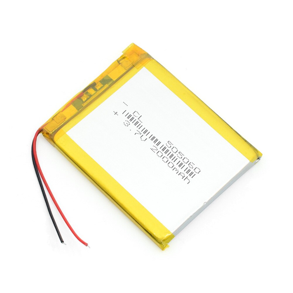 3.7V 2000mAh 505060 Lithium Polymer Li-Po li ion R... – Vicedeal