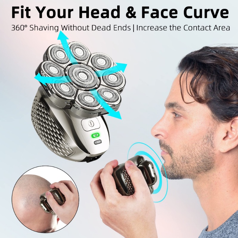 4D Head Shavers for Bald Men, Upgraded 9 Floating ... – Vicedeal