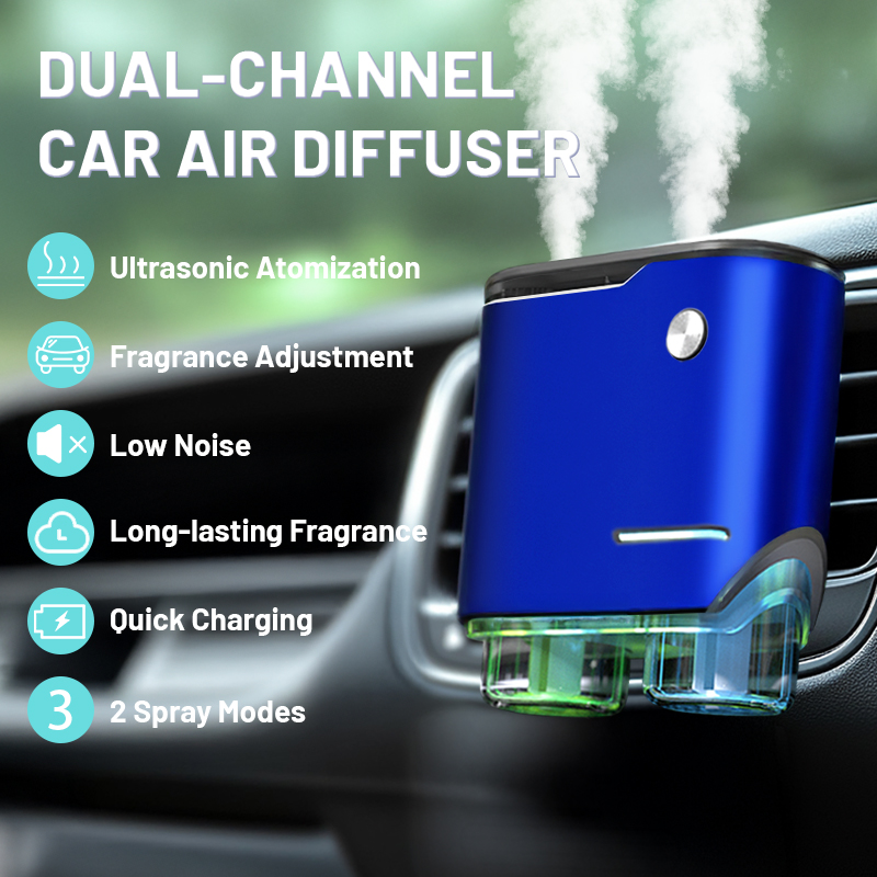Car Electric Air Diffuser Aroma Car Air Vent Humid... – Grandado