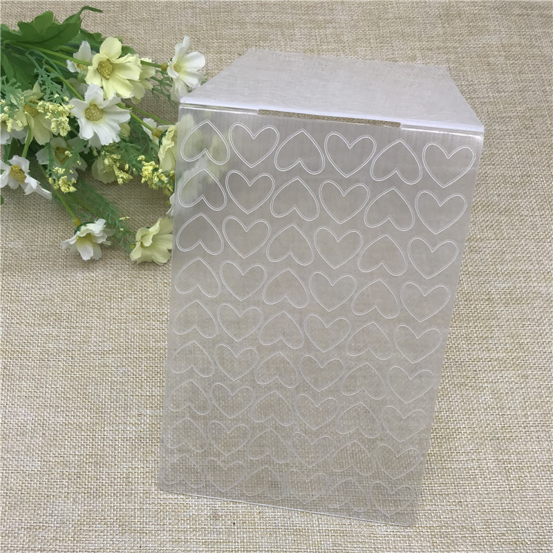 Heart DIY Plastic Embossing Folders for DIY Scrapb... – Grandado