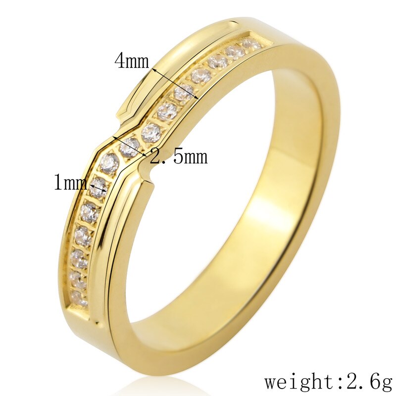 Mooie En Glanzend Inlay 15 Kleine Zirkoon Vrouwen ... – Grandado