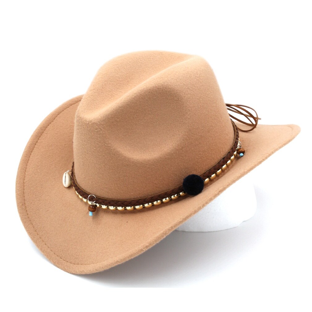 Munng Men Women Wild Western Wool Blend Cowboy Hat... – Vicedeal