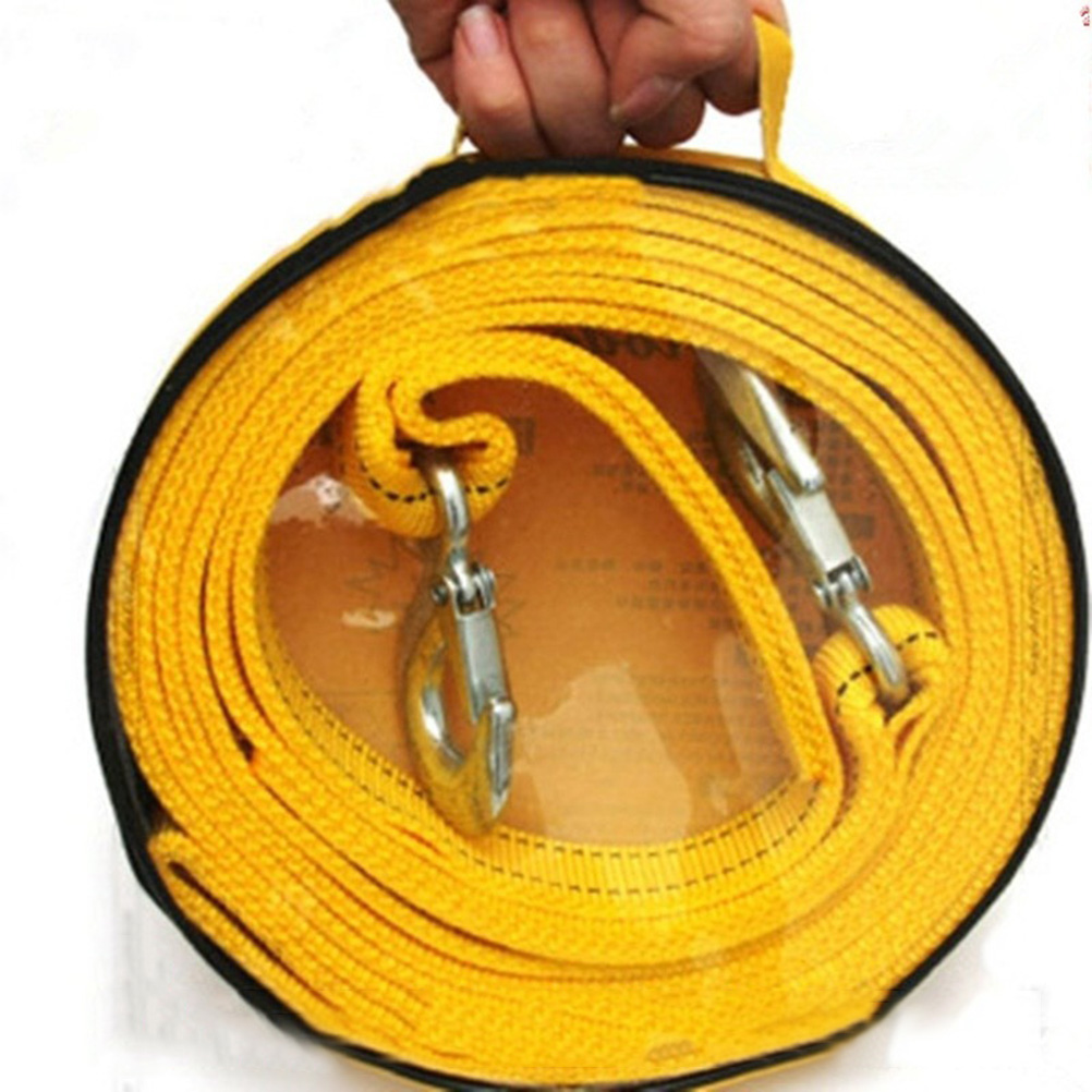 2Pcs Car Tow Strap Towing Ropes With 2 Tow Hooks C... – Grandado