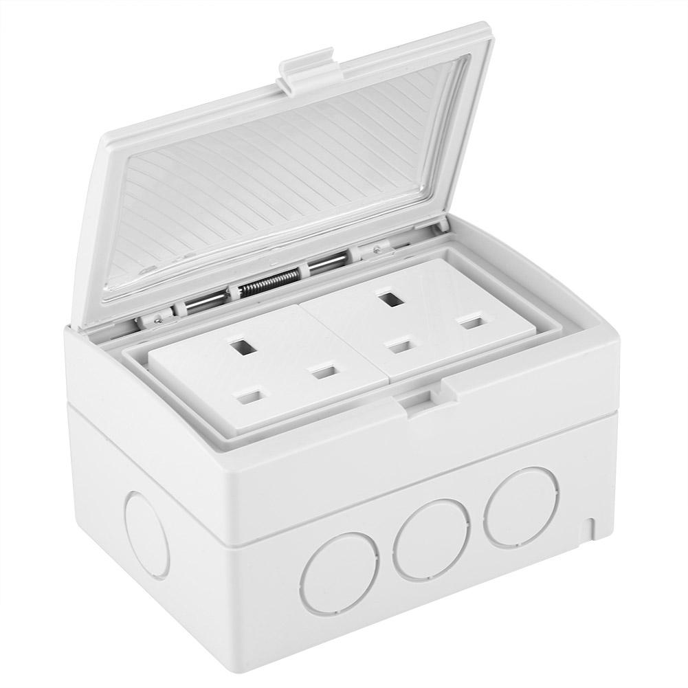 IP55 Waterproof Two Outlets Wall Mounted Plug Adap... – Vicedeal