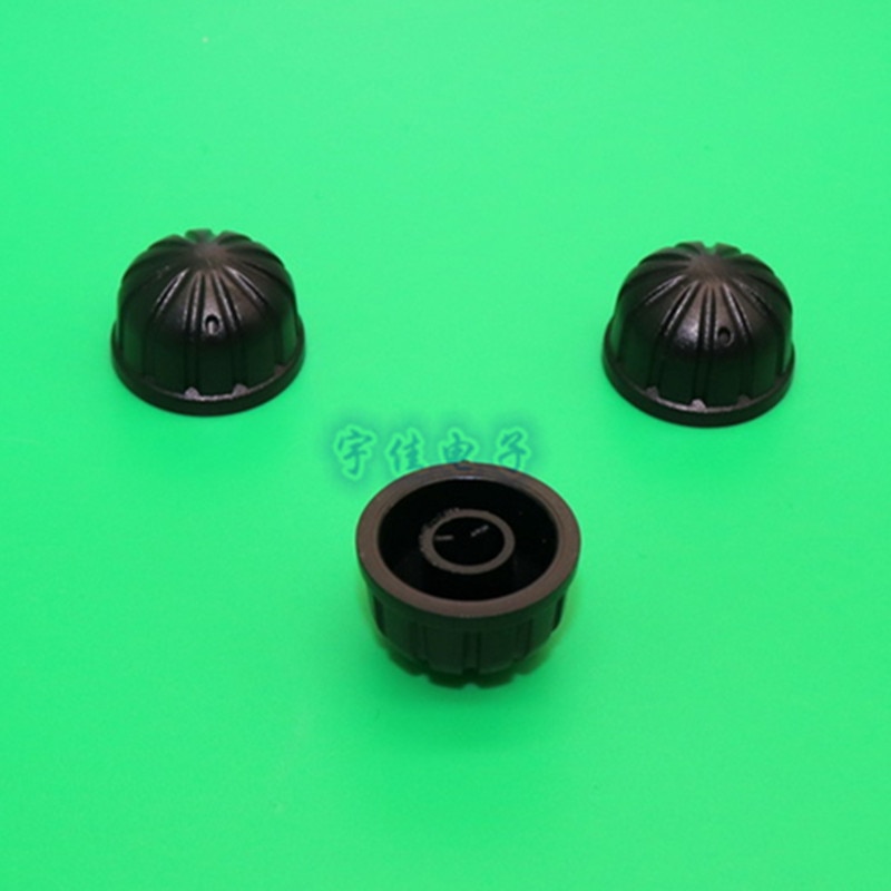 10 Piece 19 * 12mm black plastic hemispherical kno... – Grandado