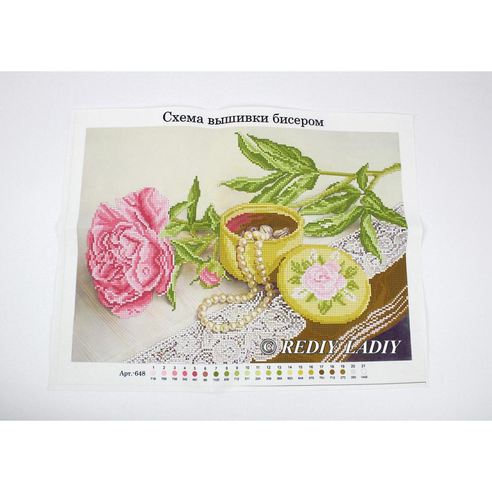 DIY Beaded Embroidery Kits Peony Pearl Needlework ... – Grandado