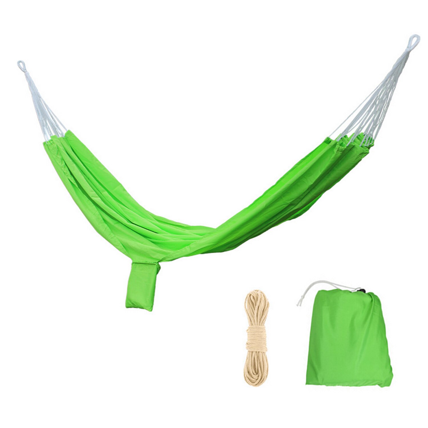 Hamac simple Portable 200x140cm, lit-balançoire av... – Grandado