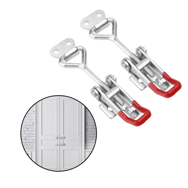 2Pcs Metal Rubber Adjustable Latch Catch Toggle Cl... – Grandado
