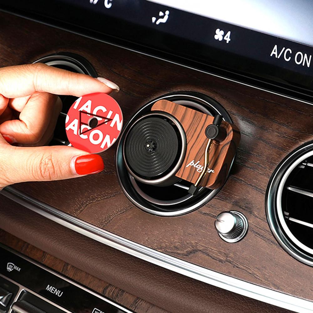 Retro Rotating Phonograph Car Air Fresher Aromathe... – Grandado
