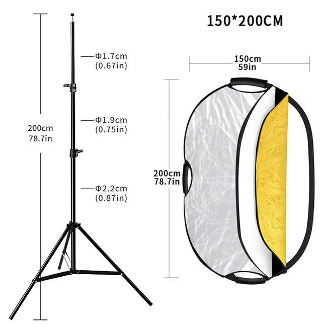Selens Multi-function 5 in 1 Reflector T-bracket o... – Vicedeal