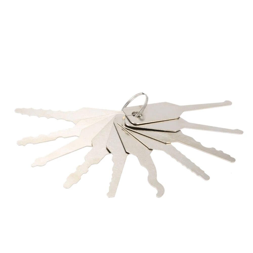 10Pcs/Set Stainless Jiggler And Keys Dual Sided Ca... – Grandado