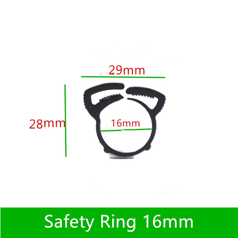 300pcs Satety Ring 16mm Ratchet Clamps Prevent Pol... – Vicedeal