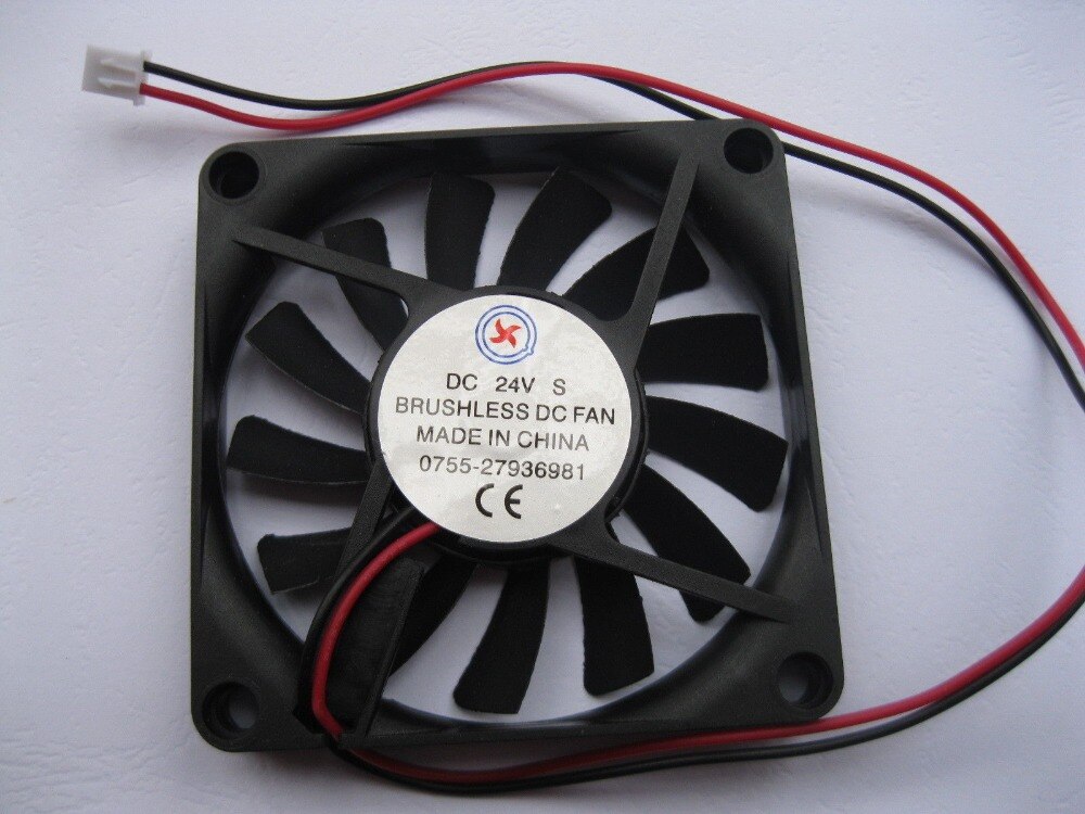 2 Pcs Brushless DC Cooling Fan 13 Blade 7010S 24V ... – Vicedeal