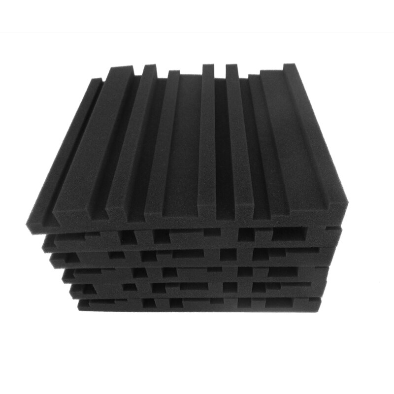 6 Pack Acoustic Studio Absorption Foam Panel-Broad... – Grandado