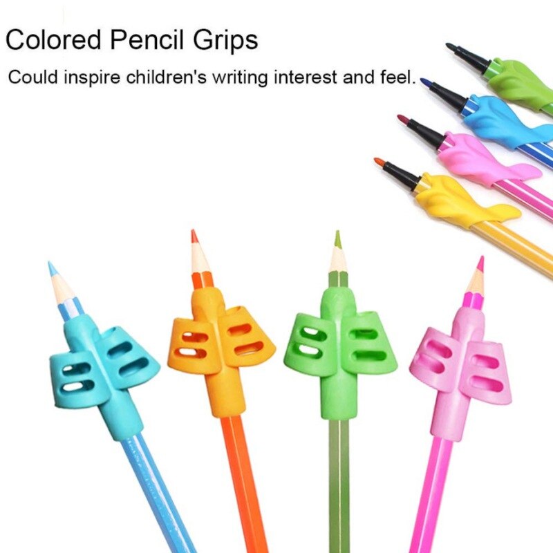 8 stks/partij Kid Pen Schrijven Aid Grip Set Houdi... – Vicedeal