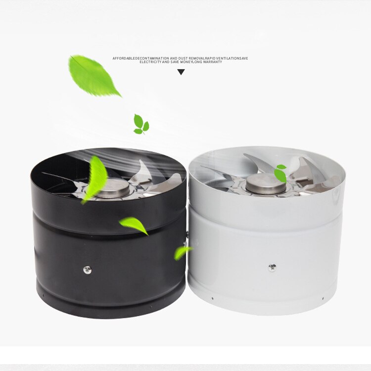 6 inch strong mute cylinder exhaust fan industrial... – Grandado