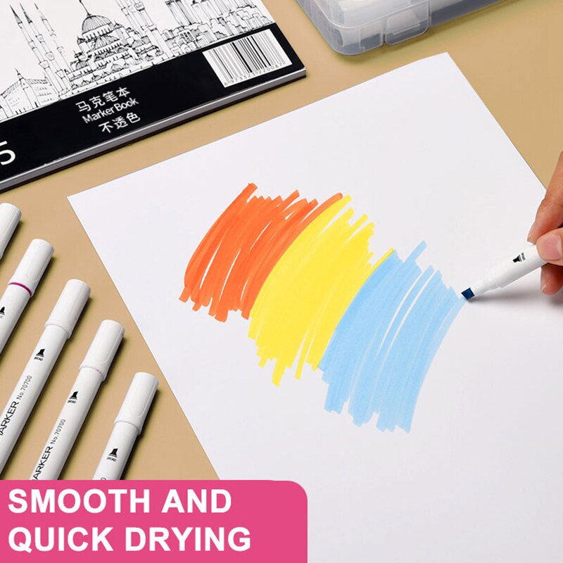 Drawing Paper Mark Pen Drawing Book Cartoon Opaque... – Vicedeal