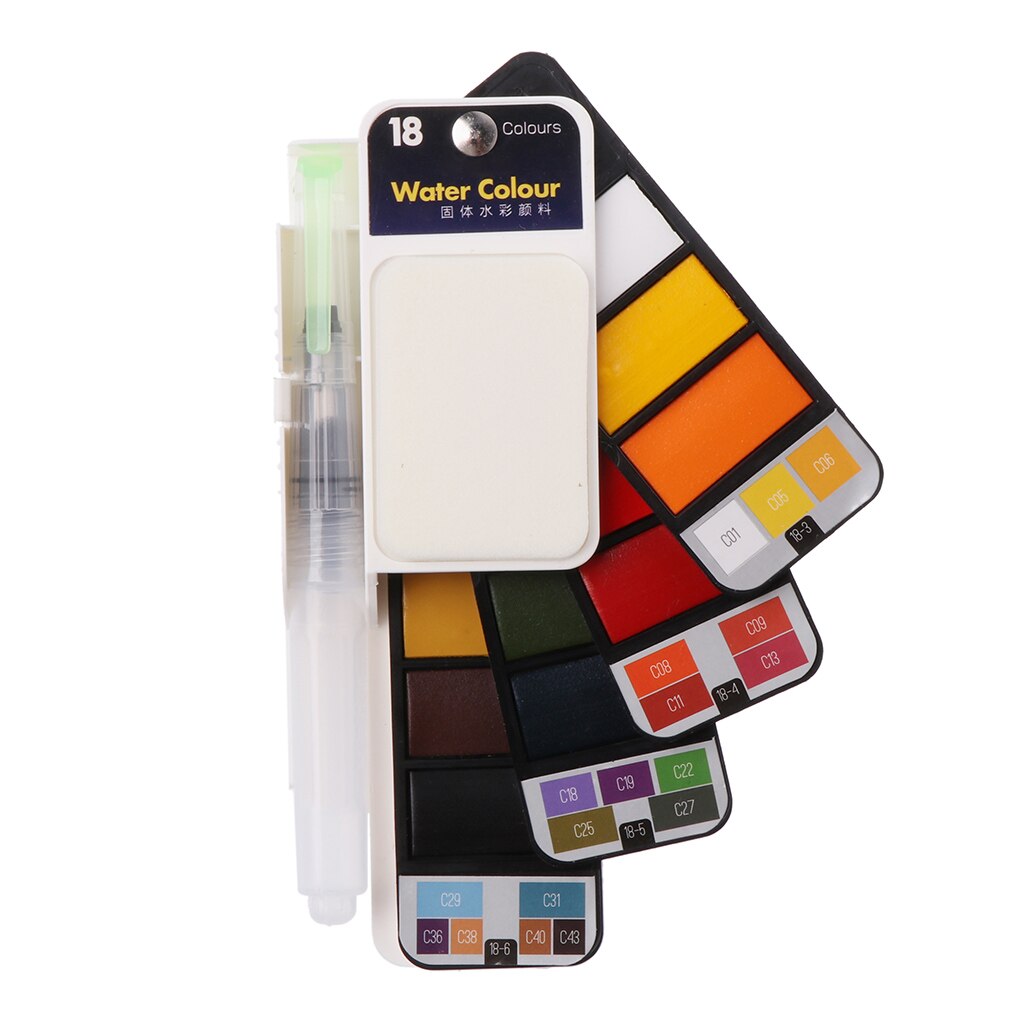 18/25/33/42 Solid Color Painting Set Watercolor Pi... – Grandado