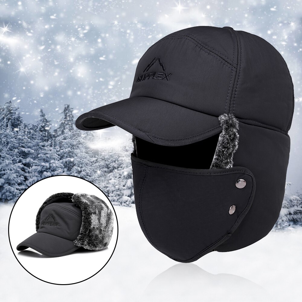 Outdoor Winddicht Hoed Winter Warme Muts Met Afnee... – Grandado