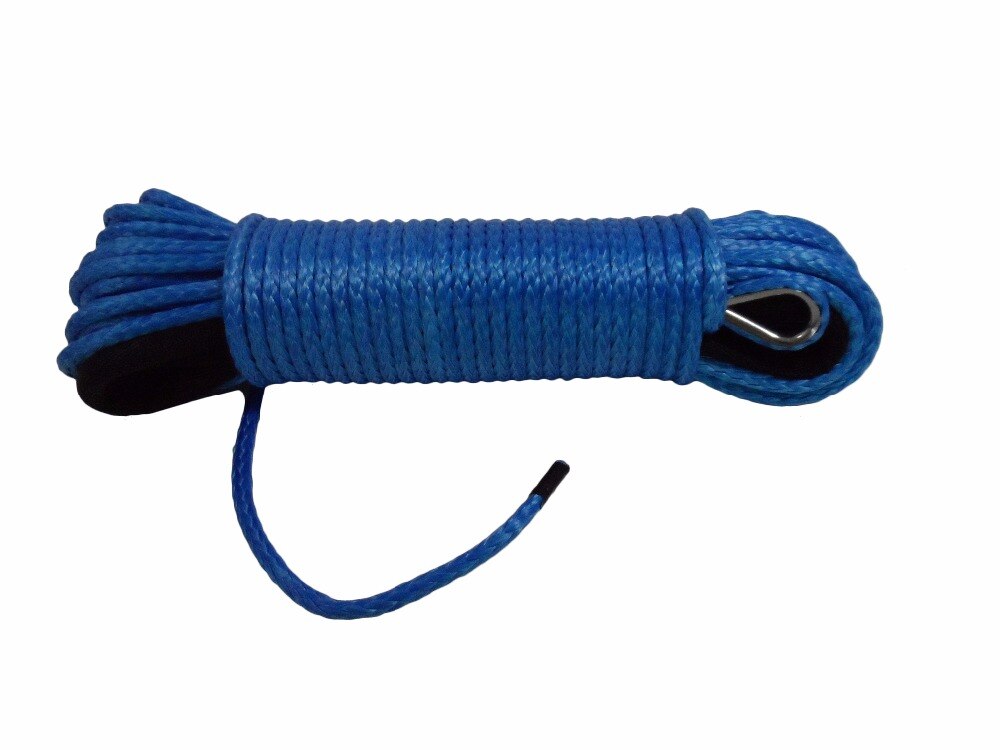 Blue 6mm*24m Replacement Synthetic Rope for Winch,... – Grandado