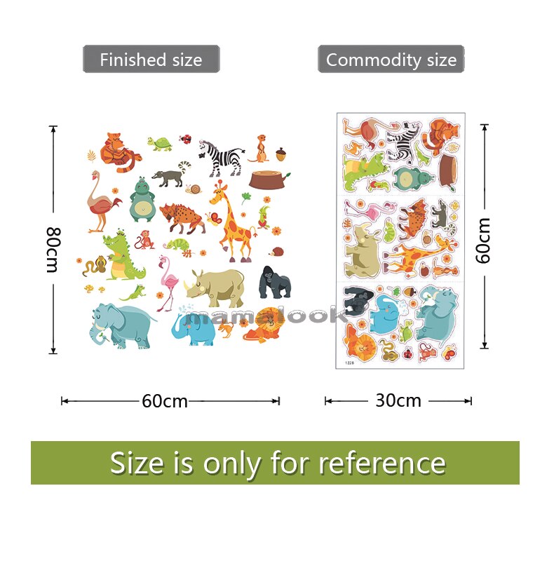 Funny Happy Zoo Cute Dinosaur Zebra Giraffe Snake ... – Vicedeal