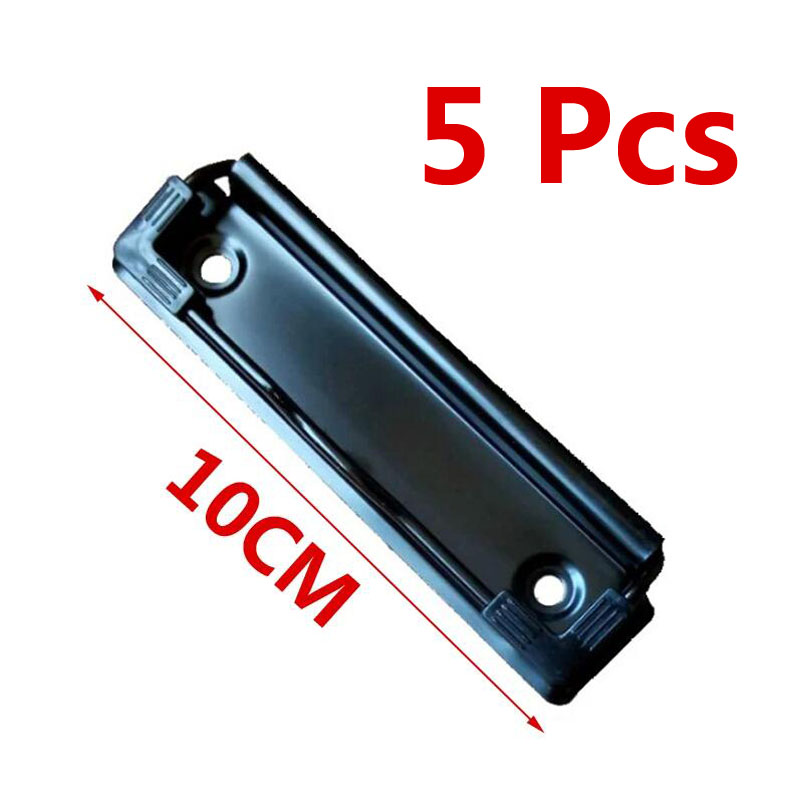 5 Pcs 10Cm Black Metal Board Clips Klembord Klemme... – Grandado
