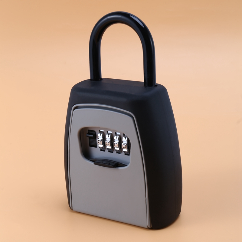 Password Key Box Grey Four-Digit Password Lock Pad... – Grandado