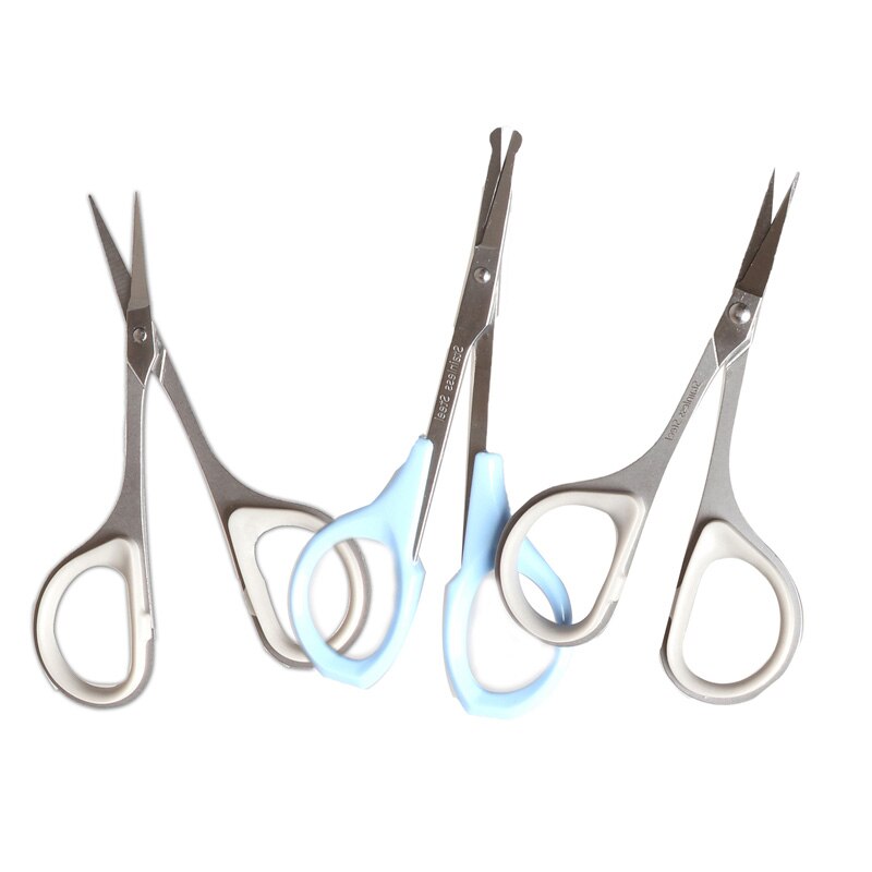 3pcs Pro Eyebrow Eyelash Stainless Steel Scissors ... – Grandado