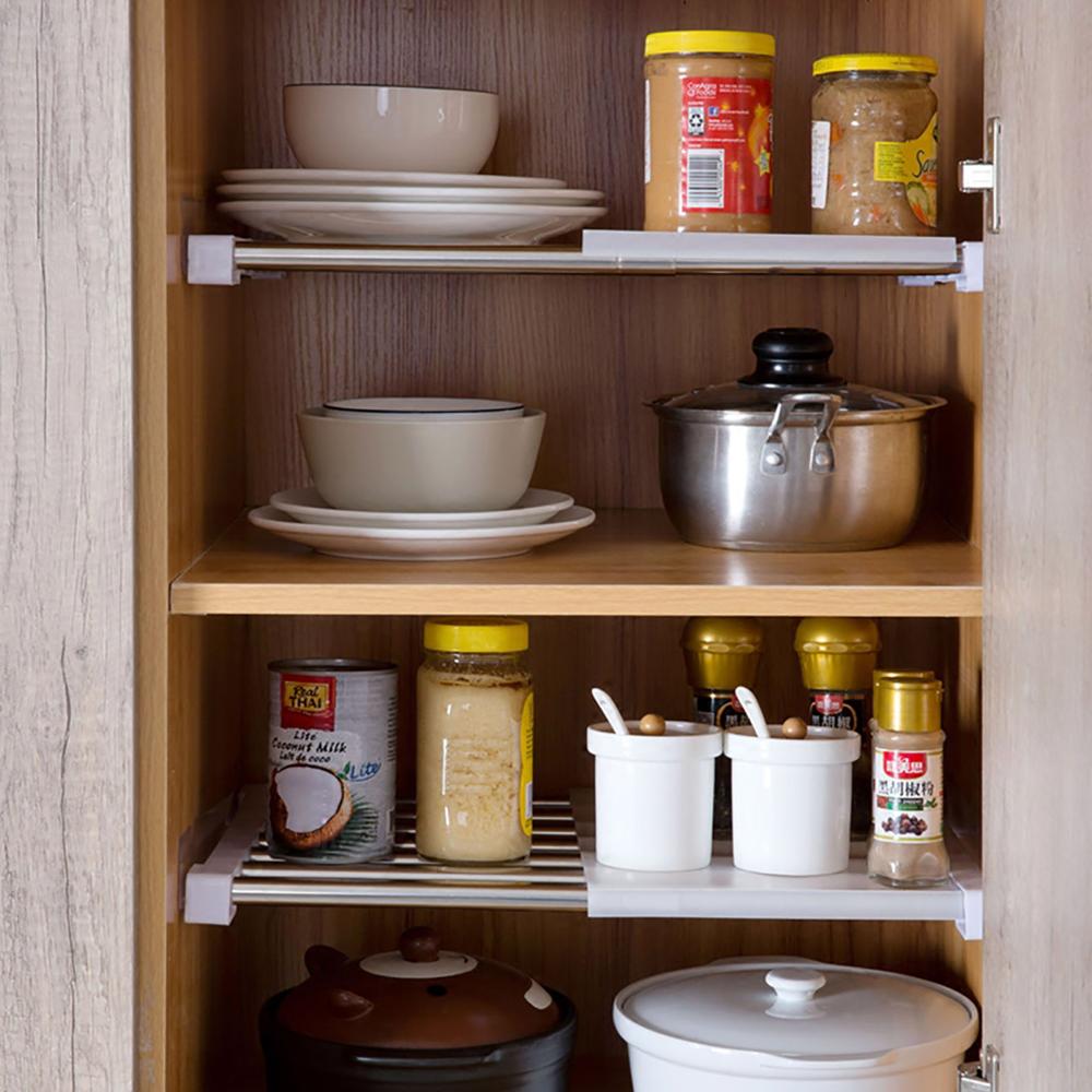 Adjustable Closet Shelf Wardrobe Storage Rack Shel... – Grandado