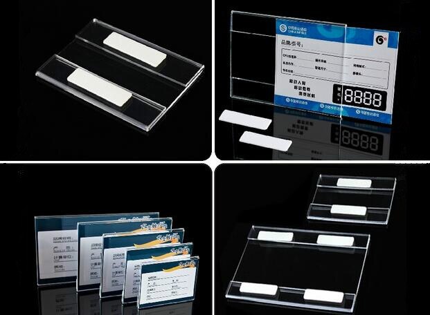 10pcs Acrylic Flat Sticker Price Tag Wall Sign Sti... – Grandado