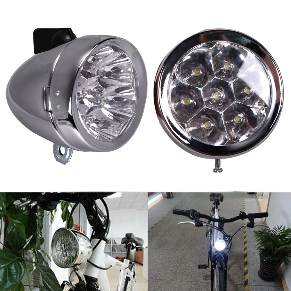 Waterdichte 7 LED Metal Shell Fietslicht Retro Sti... – Grandado
