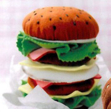 Handmade cloth food products hamburger Fabric Felt... – Vicedeal