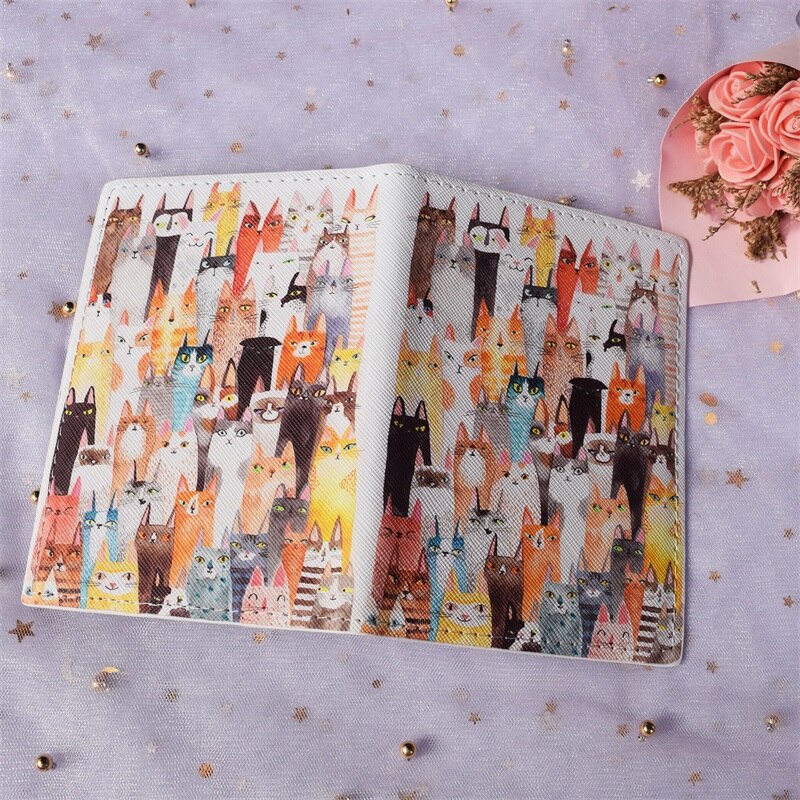 So Cute A Group Photo of Cat Passport Holder Trave... – Grandado