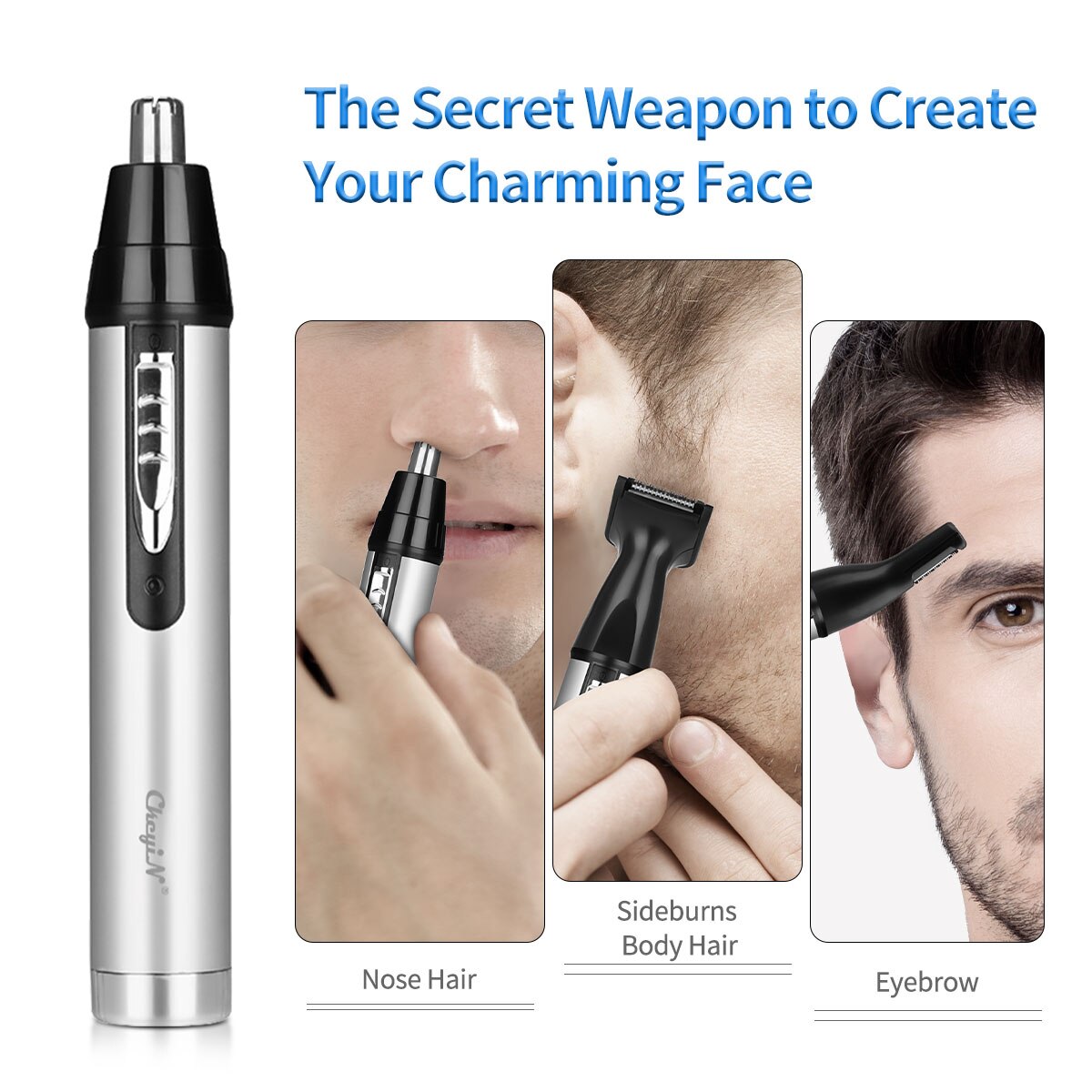 CkeyiN Men Hair Clipper Trimmer Cordless Nose Eyeb... – Vicedeal