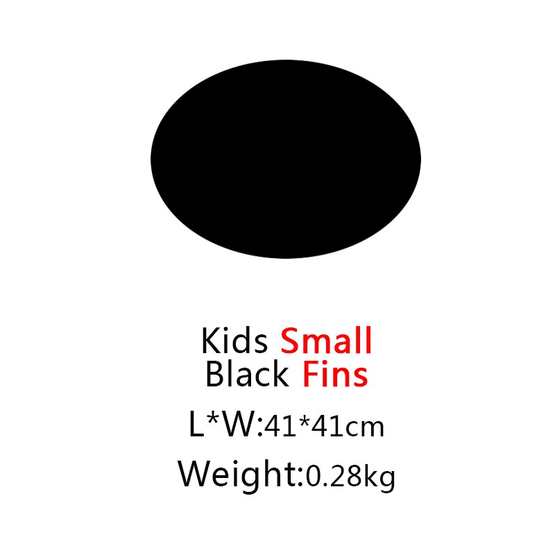 Vuxen barn simning fenor träning flipper svart sjö... – Vicedeal