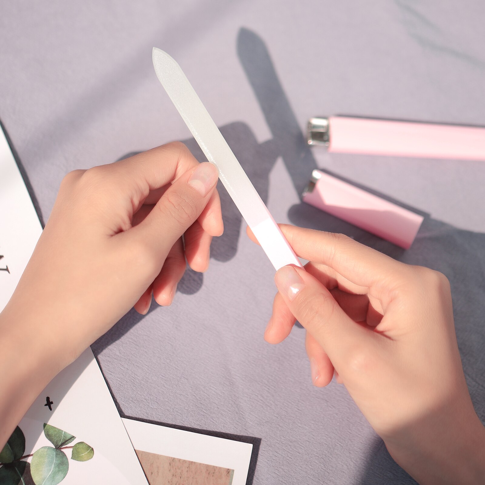 2 Stuks Nail Art Bestanden Crystal Glass File Buff... – Vicedeal