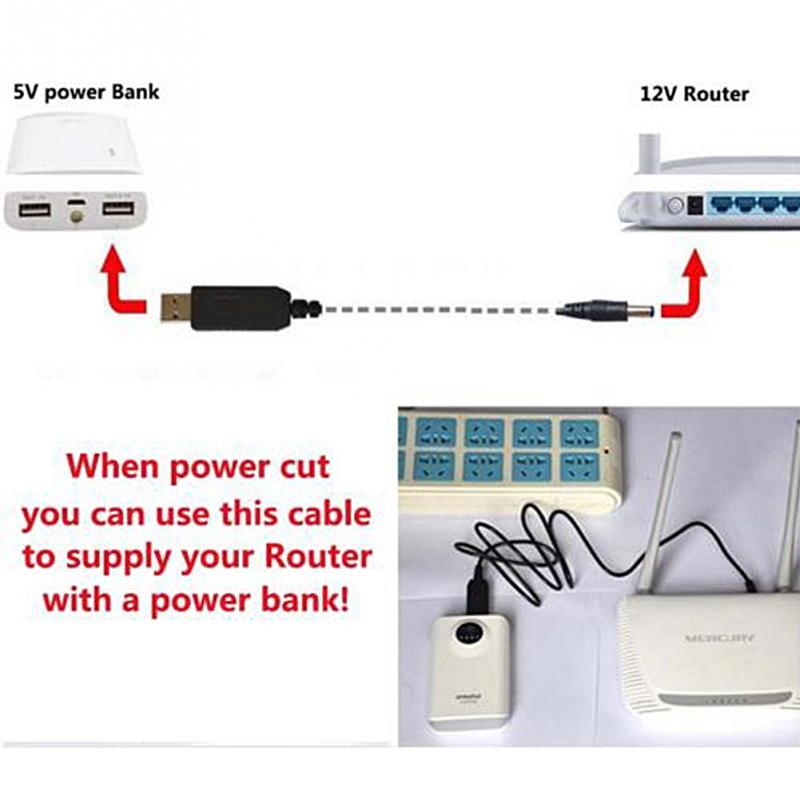 Usb dc 5v naar dc 12v mannelijke connector stekk... – Vicedeal
