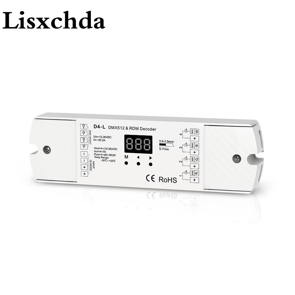 D4-L DC12V-36V 20A 4 Kanaals 4CH Pwm Constante Spa... – Grandado