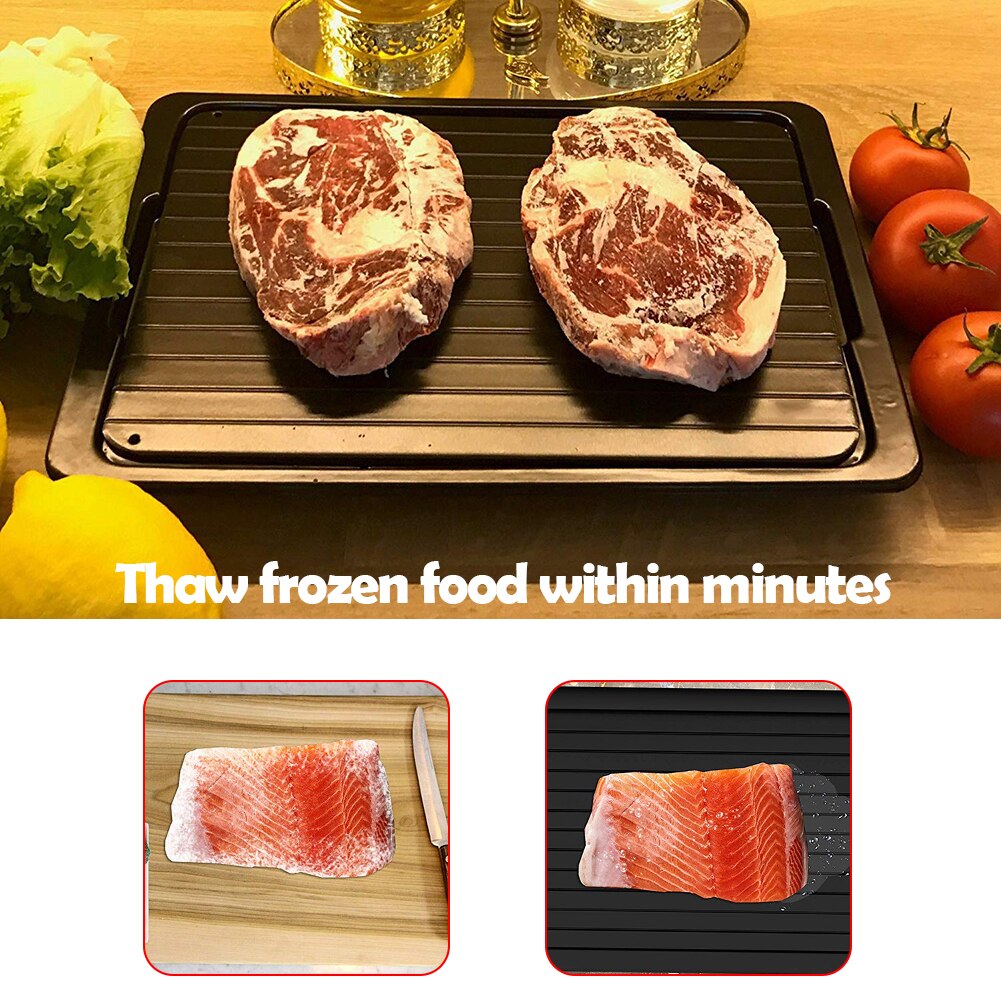 2PCS Fast Defrosting Tray Thaw Frozen Food Meat Fr... – Grandado
