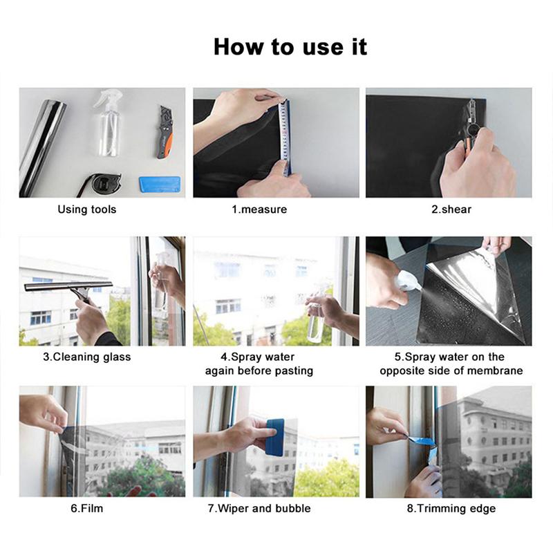 Privacy Window Film Blackout Window Stickers Anti ... – Grandado