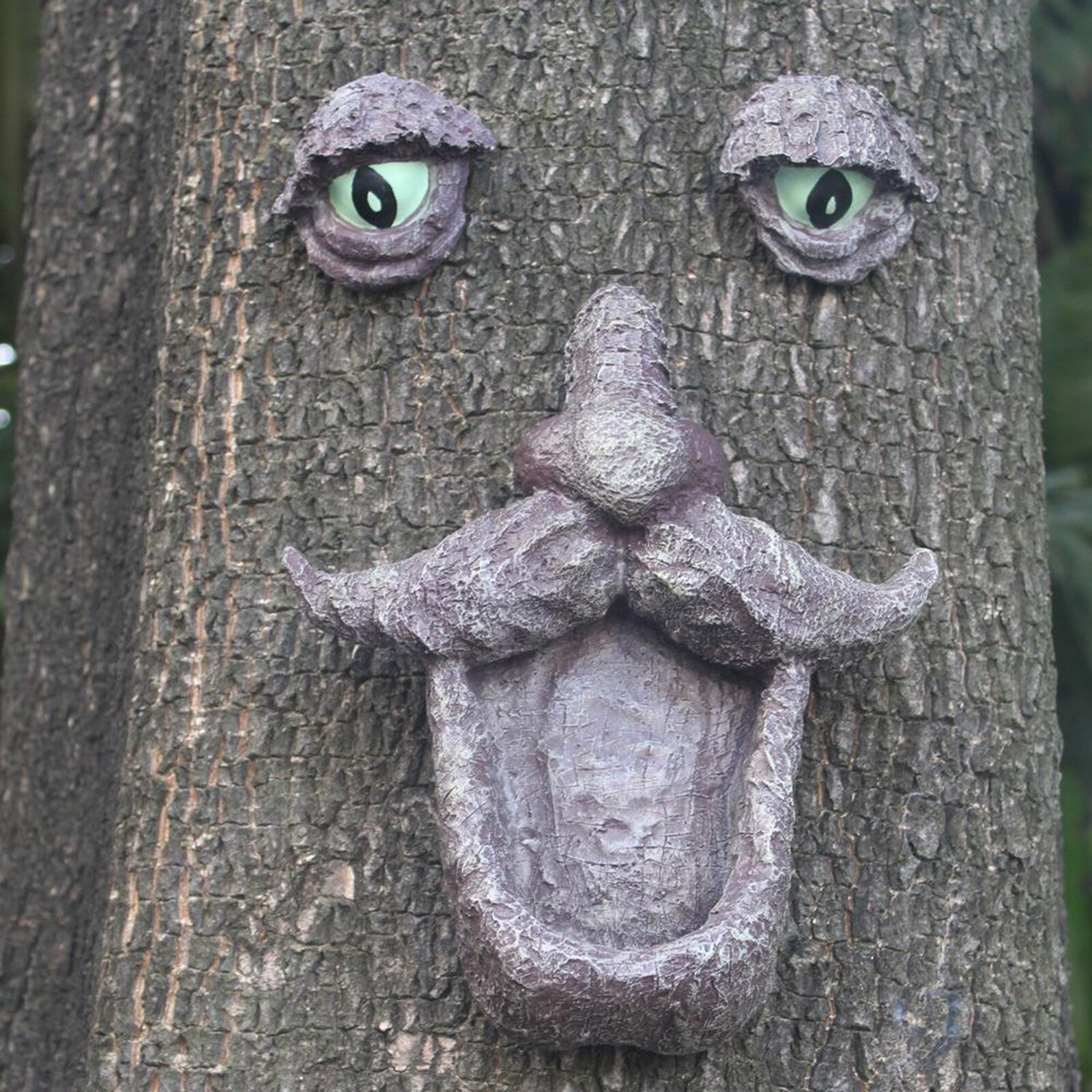 Old Man Tree Hugger Garden Peeker,Yard Art Outdoor... – Grandado