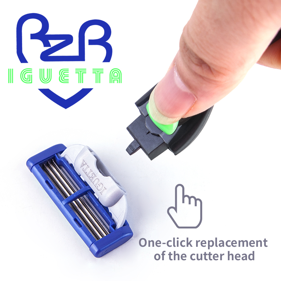 IGUETTA Men High Sharp Razo Exclusive Hollow Shave... – Grandado