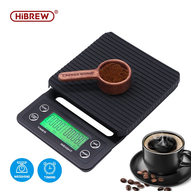 HiBREW Hand coffee timing electronic scale Weighin... – Vicedeal